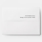 Modern Script Simple Graduation Return Address Envelope | Zazzle