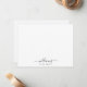 Modern Script & Swash Monogram Couple Stationery Note Card | Zazzle