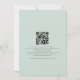 Modern Script We Do Mint QR Code Wedding Invitation | Zazzle