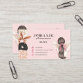 Modern Scrunchie Business Card | Zazzle