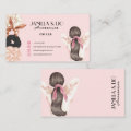 Modern Scrunchie Business Card | Zazzle