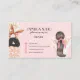 Modern Scrunchie Business Card | Zazzle