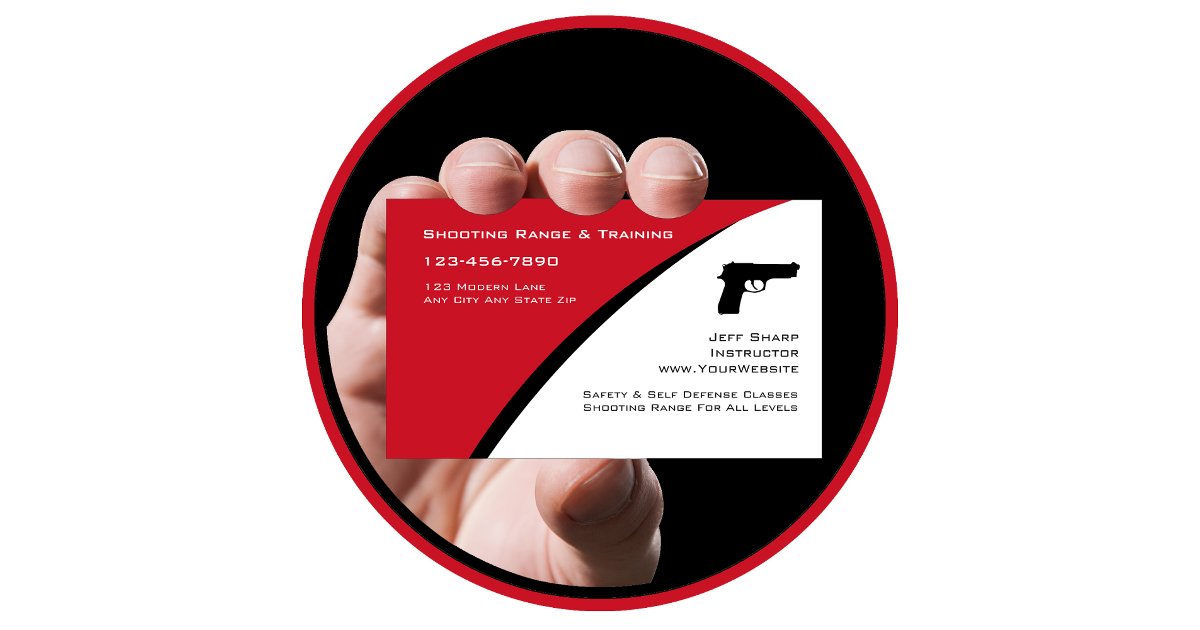 Modern Self Defense Business Cards | Zazzle