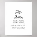 Modern Selfie Station Sign | Zazzle