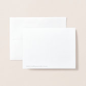 Modern Senior Block Letter | Any Year Graduation Foil Card | Zazzle