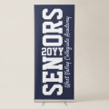 Modern Senior Block Letter | Any Year Graduation Retractable Banner ...