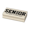 Modern Senior Block Letter | Any Year Graduation Rubber Stamp | Zazzle
