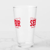 Modern Senior Block Letter Class of 2019 Red Glass | Zazzle