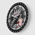 Modern Showtime Movie Theater Large Clock | Zazzle