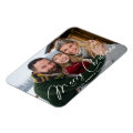 Modern Signature Script Photo Magnet | Zazzle