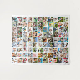 Modern Simple 99 Photo Collage Backdrop | Zazzle