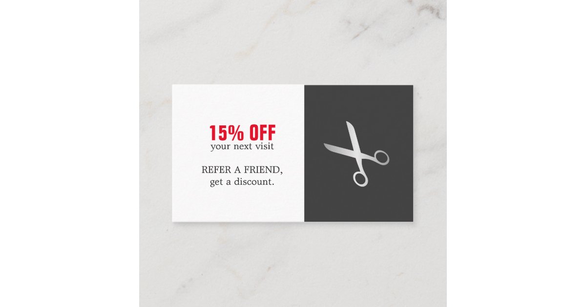 Modern Simple Beauty Hair Salon Coupon | Zazzle