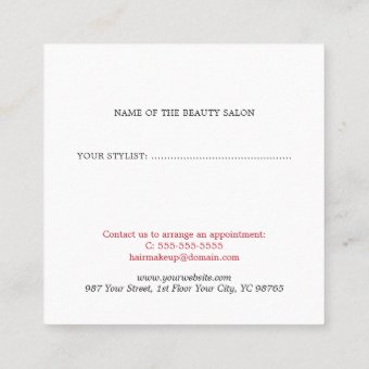 Modern Simple Beauty Salon Coupon | Zazzle