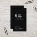 Modern Simple Black & White Card | Zazzle