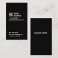 Modern Simple Black & White Card | Zazzle