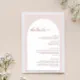 Modern Simple Bohemian Arch Details Enclosure Card | Zazzle