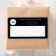 Modern Simple Business Logo Mailing Shipping Label | Zazzle