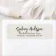 Modern Simple Calligraphy Return Address Label | Zazzle
