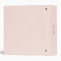 Modern Simple Chic 3 Ring Binder | Zazzle