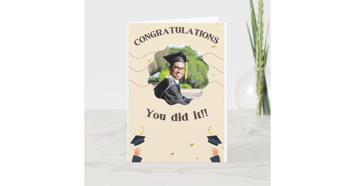 Modern Simple Class of 2023 Graduation Party Invit Card | Zazzle