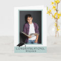 Modern Simple Congratulations Graduation Photo Card | Zazzle