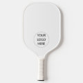 Modern Simple Custom Logo Promotional Pickleball Paddle | Zazzle