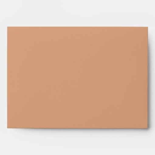 Modern Simple Earth Terracotta Boho Wedding Envelope | Zazzle