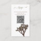 Modern Simple Elegant Color Joshua Tree QR Code Enclosure Card | Zazzle