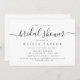 Modern simple elegant script bridal shower invitation | Zazzle