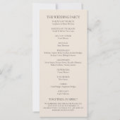 Modern Simple Elegant Script Wedding Program | Zazzle