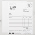 Modern Simple Formal Business Order Form | Zazzle