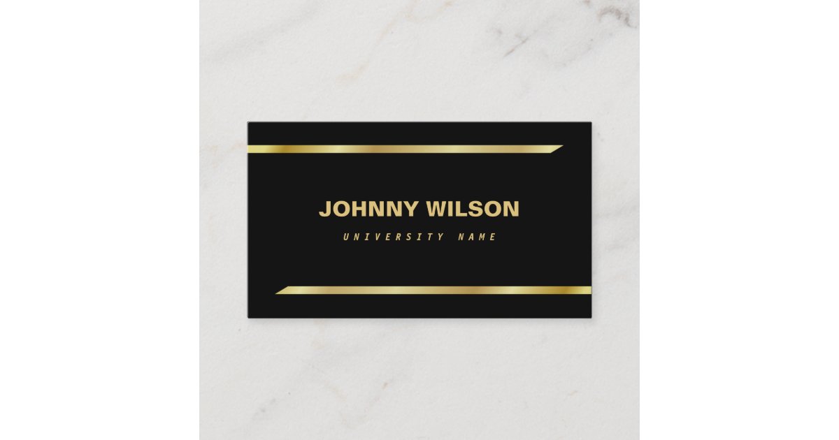 Modern Simple Graduate Student Business Card | Zazzle