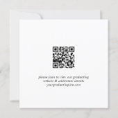 Modern Simple Graduation Party QR code Invitation | Zazzle