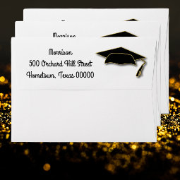 Modern Simple Graduation Party Thank You Envelope | Zazzle