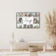 modern simple minimal multi photo family gift poster | Zazzle