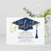 Modern Simple Minimalist Graduation Party QR code Invitation | Zazzle