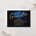 Modern Simple Minimalist Graduation Party QR code Invitation | Zazzle