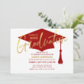 Modern Simple Minimalist Graduation Party QR code Invitation | Zazzle
