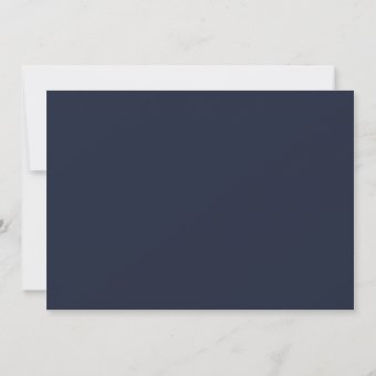 Modern Simple Navy Blue Note Card | Zazzle