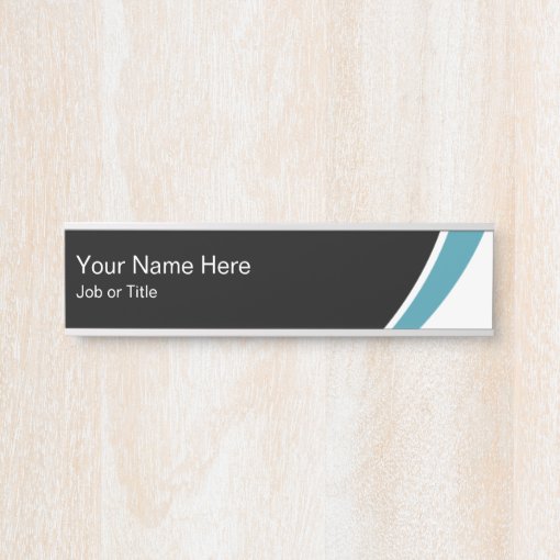 Modern Simple Office Executive Door Sign | Zazzle