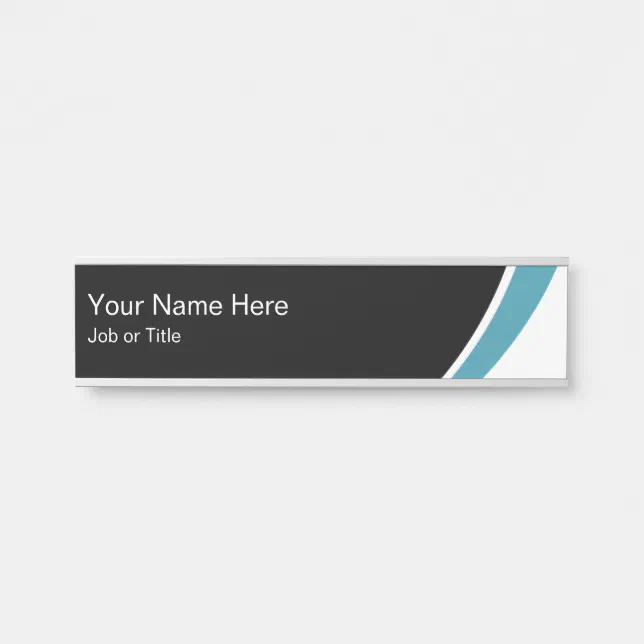 Modern Simple Office Executive Door Sign | Zazzle