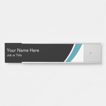 Modern Simple Office Executive Door Sign | Zazzle