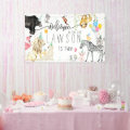 Modern Simple Party Animal Birthday Welcome Banner | Zazzle