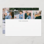 Modern Simple Photo Collage Note Card | Zazzle