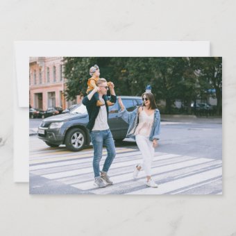 Modern Simple Photo Collage Note Card | Zazzle