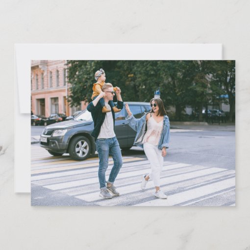 Modern Simple Photo Collage Note Card | Zazzle