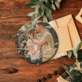 Modern Simple Photo Save the Date QR Code Wedding Invitation | Zazzle