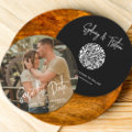 Modern Simple Photo Save the Date QR Code Wedding Invitation | Zazzle