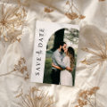 Modern Simple Photo Wedding Save the Date | Zazzle