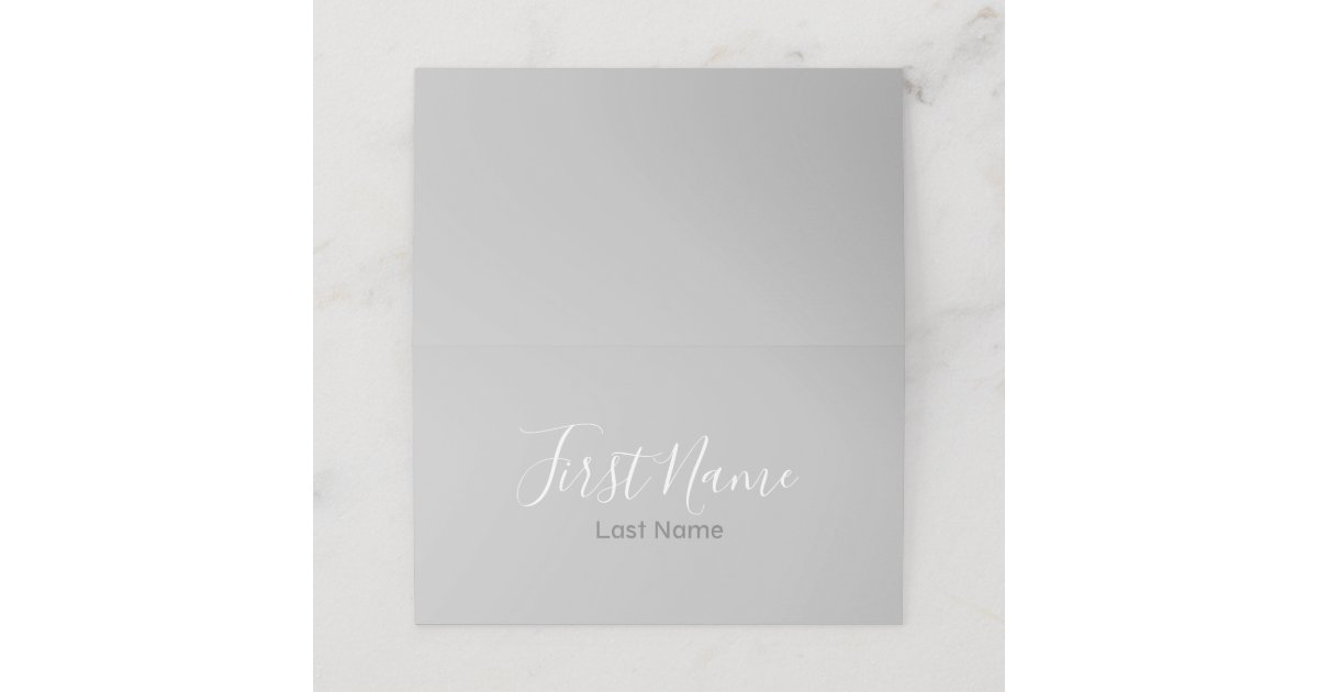 Modern, Simple Placement Cards | Zazzle